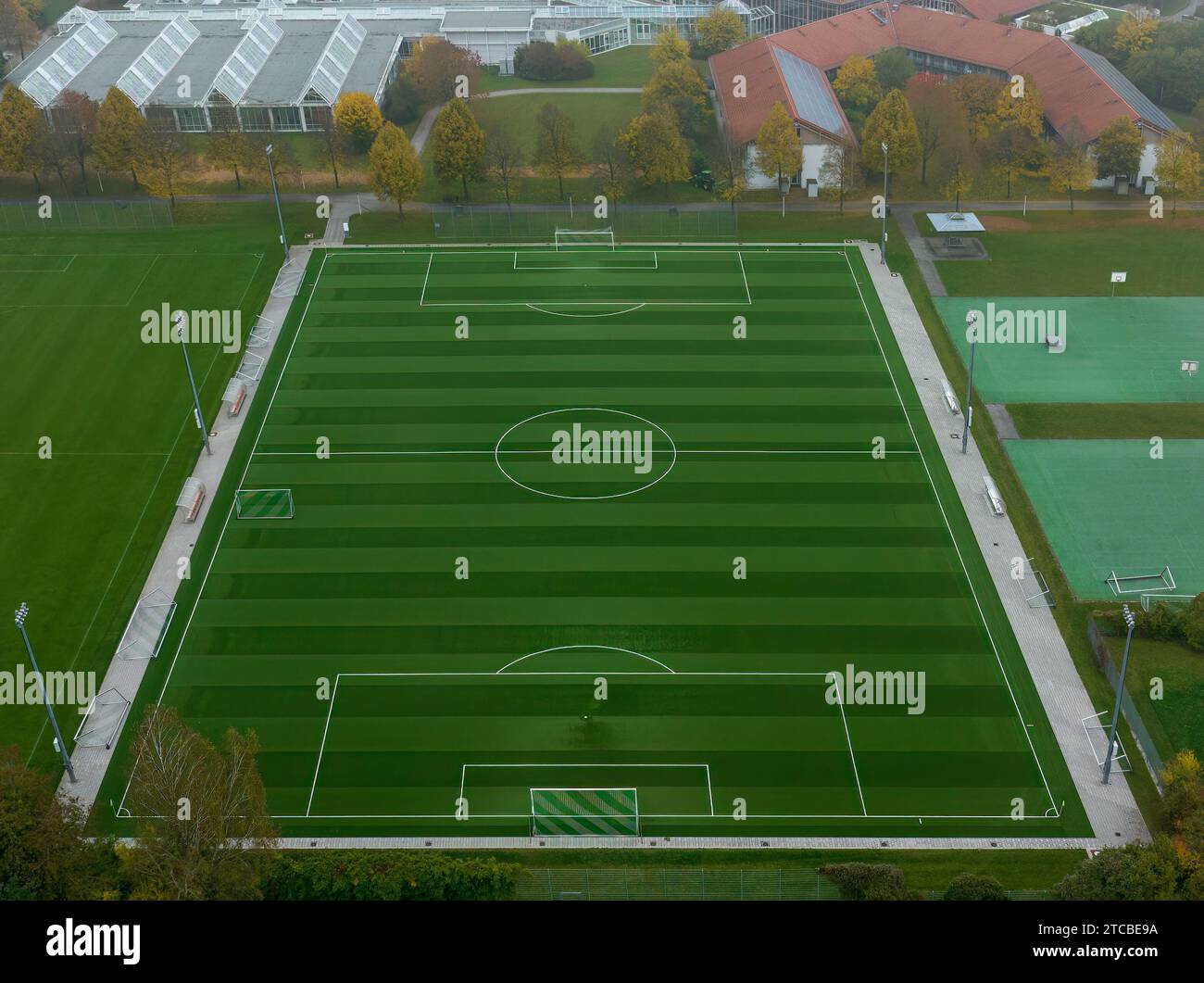 Soccer pitch markings goal hi-res stock photography and images - Alamy