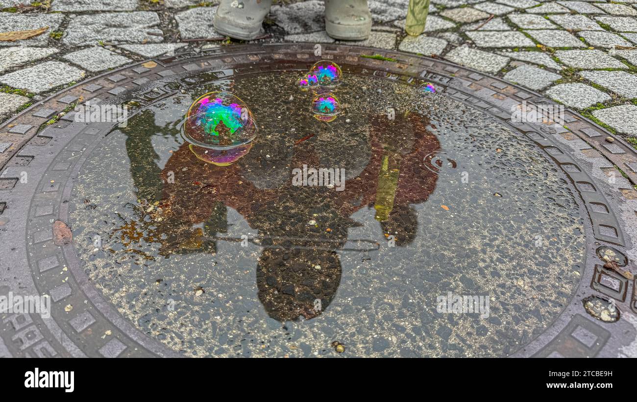 Puddle of soap hi-res stock photography and images - Alamy