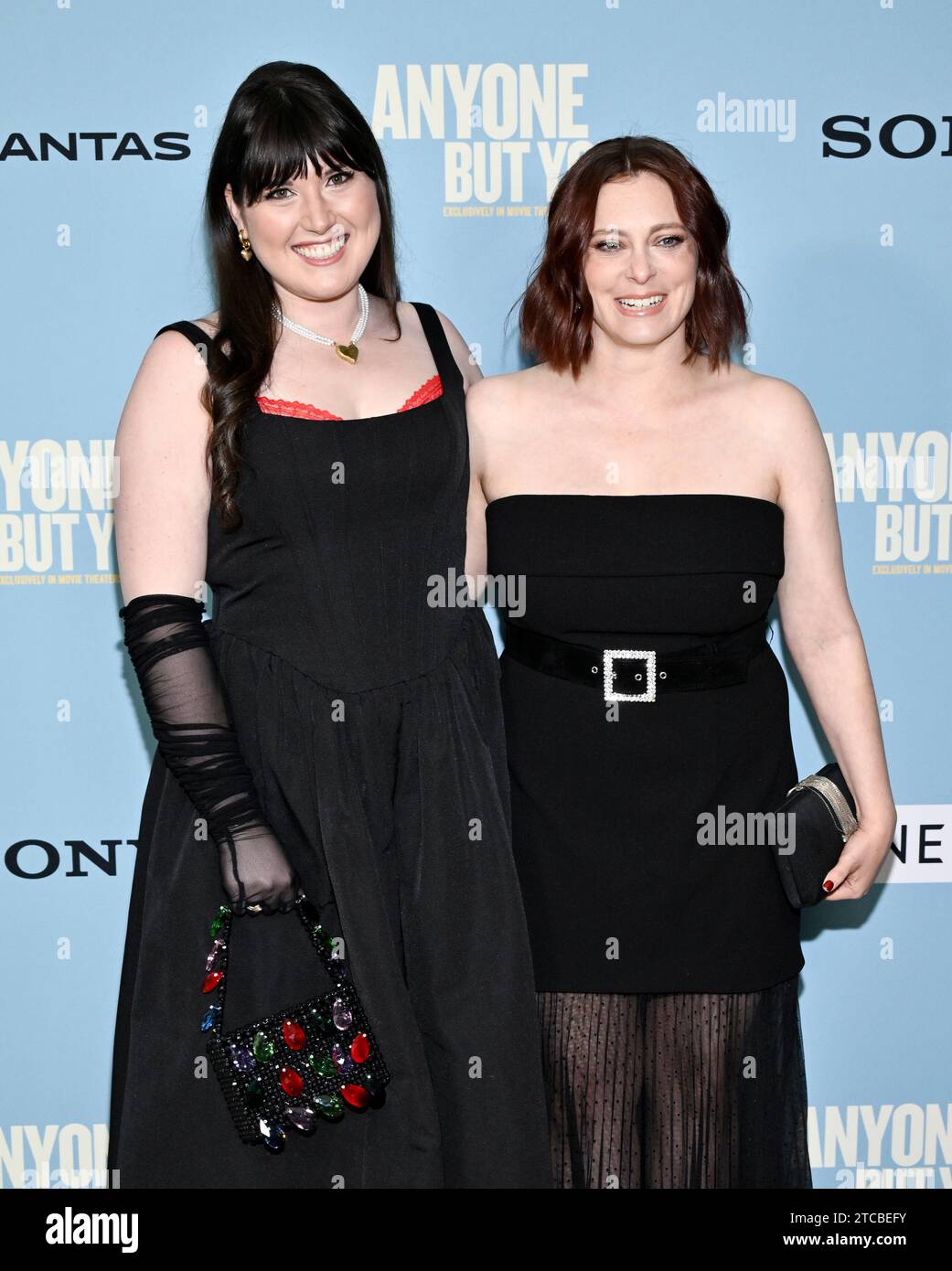 Ilana Wolpert, left, and Rachel Bloom attend the premiere of "Anyone ...