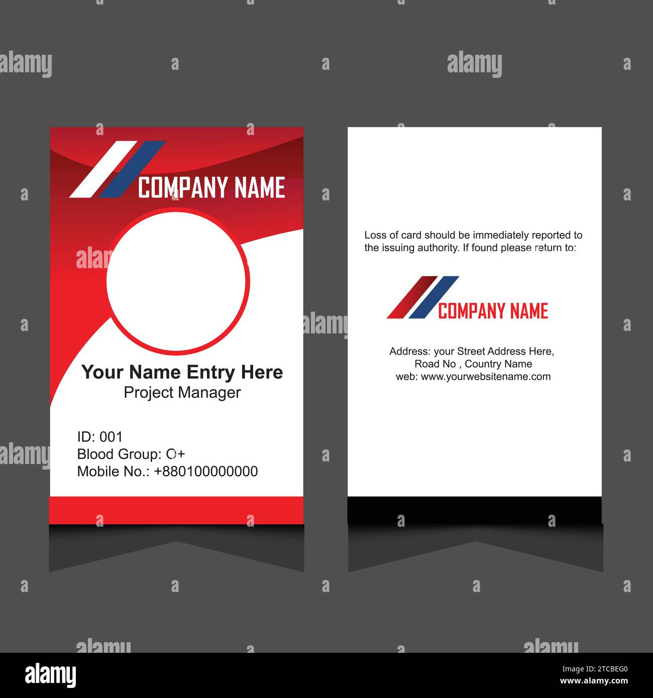 Employee id card hi-res stock photography and images - Alamy