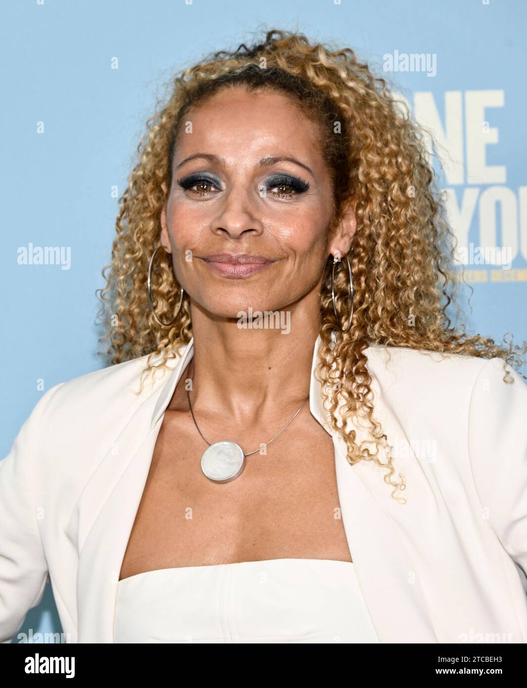 Michelle Hurd attends the premiere of "Anyone But You" at AMC Lincoln ...