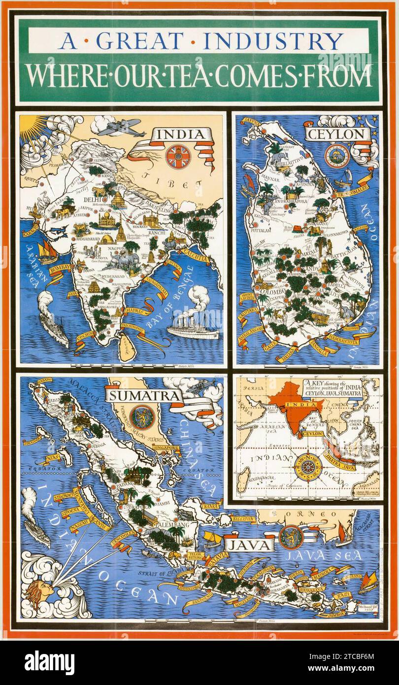 Where tea comes from hi-res stock photography and images - Alamy