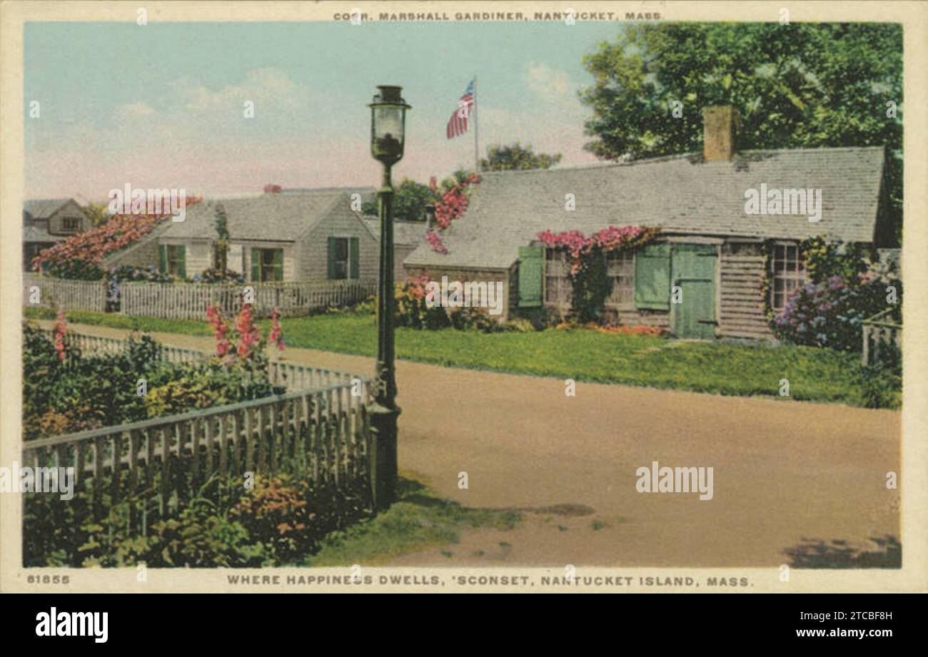 Nantucket island sconset hi-res stock photography and images - Alamy