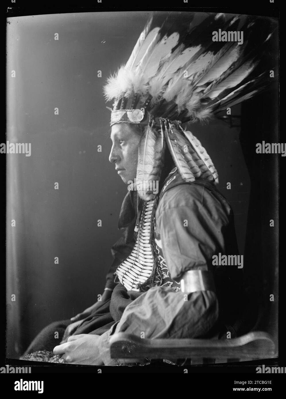 Whirling Hawk, a Sioux Indian from Buffalo Bill's Wild West Show Stock ...