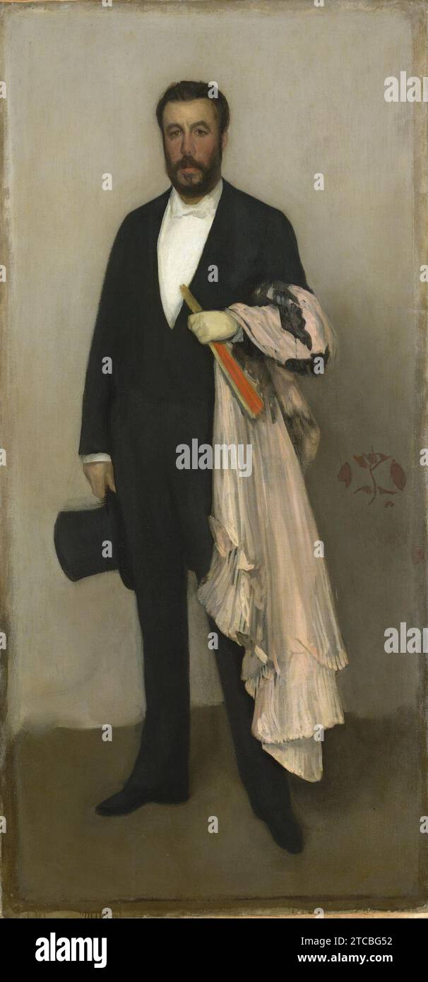 Whistler - Arrangement in Flesh Colour and Black Portrait of Theodore ...