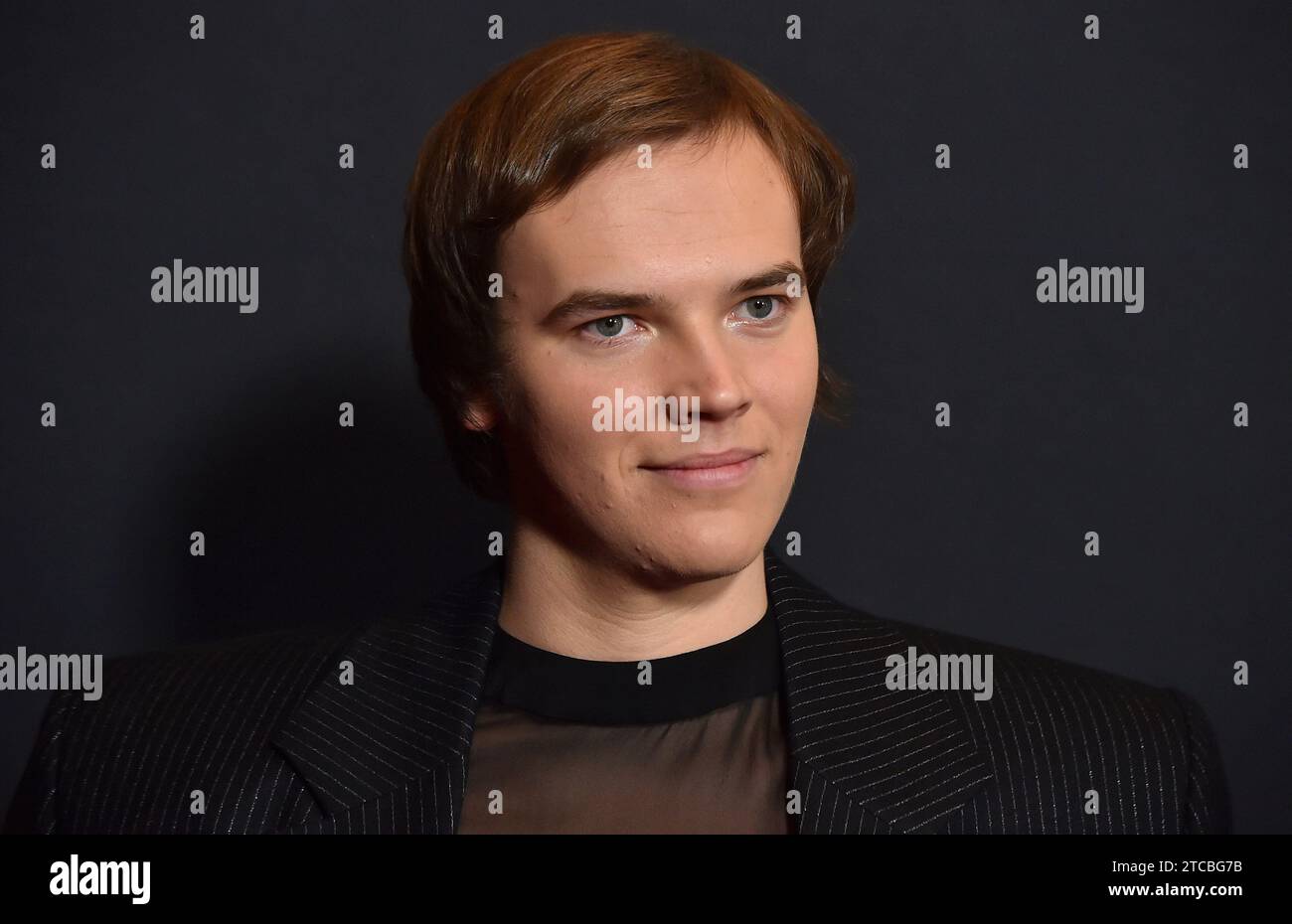 Stanley Simons attends the premiere of "The Iron Claw," Monday, Dec. 11 ...