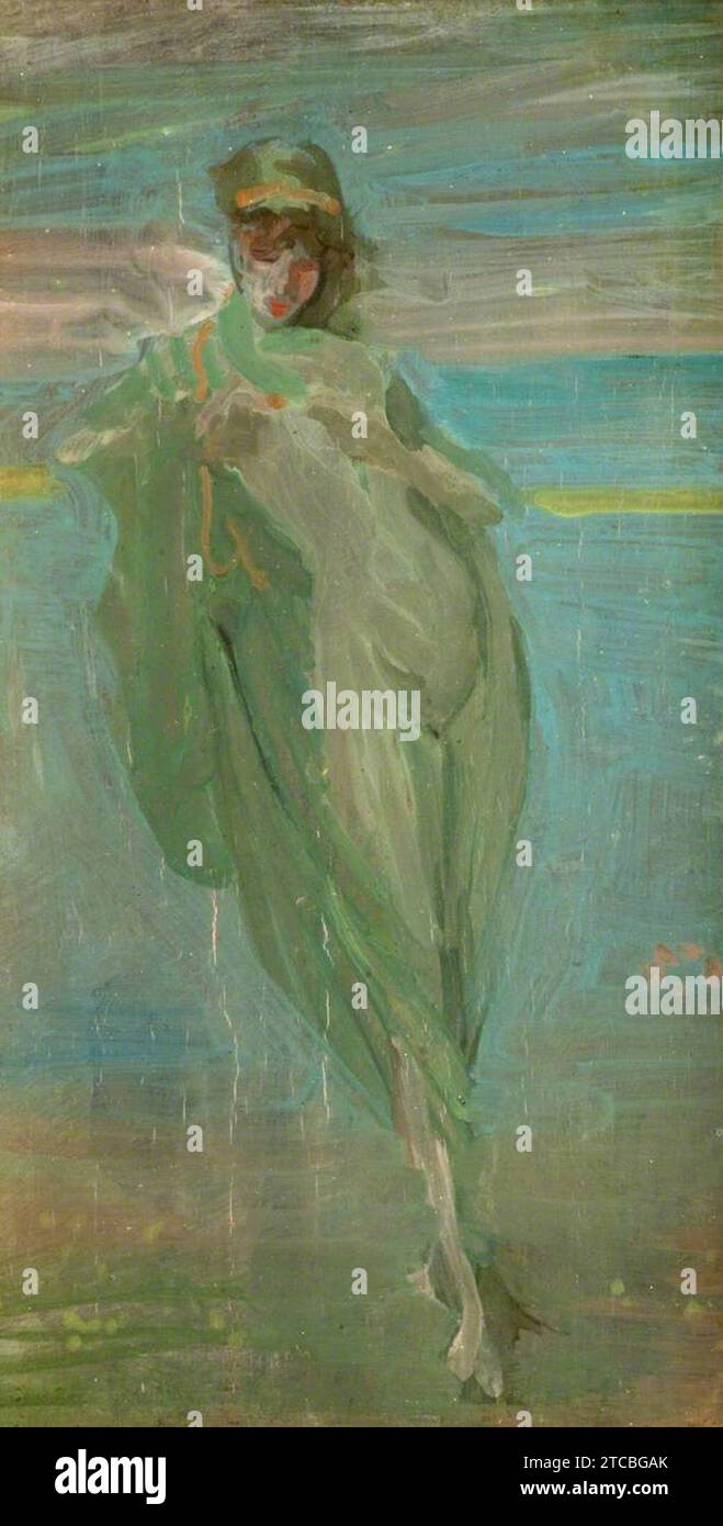 Whistler - Sketch for 'Annabel Lee', c.1869–1870, GLAHA 46378 Stock ...