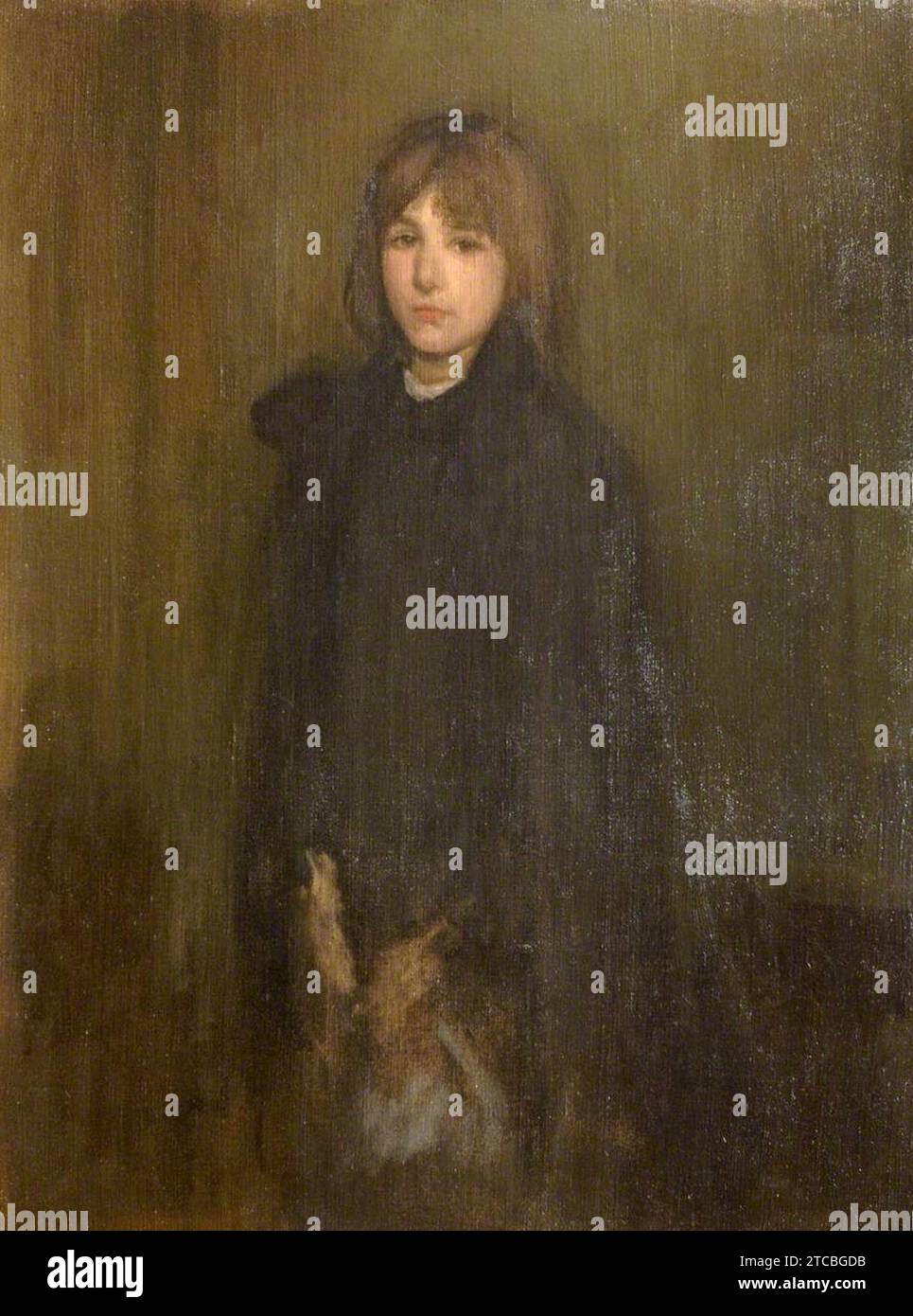 Whistler - The Boy in a Cloak, c.1896–1900, GLAHA 46324 Stock Photo - Alamy
