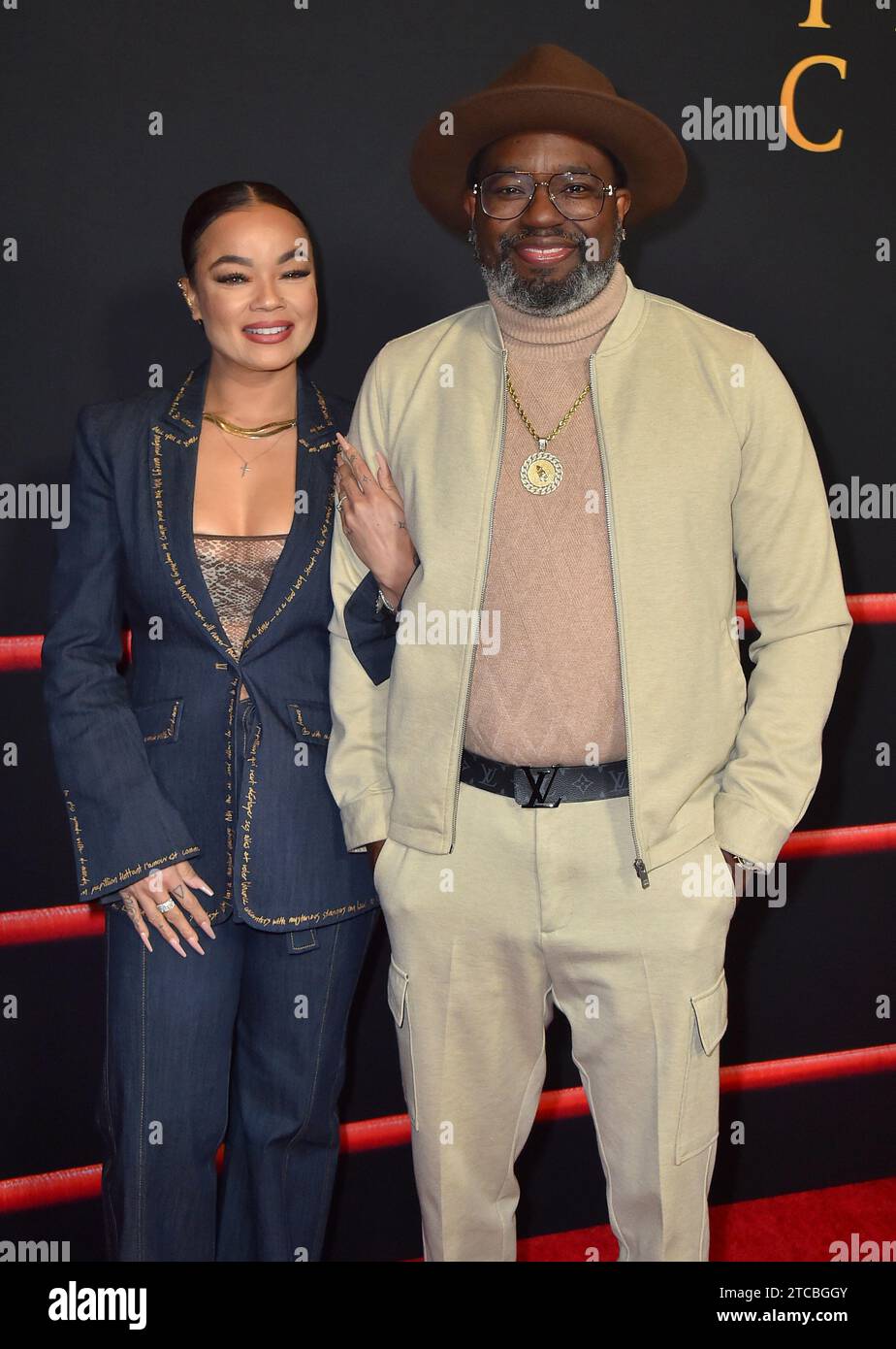Verina Howery, left, and Lil Rel Howery attend the premiere of "The ...