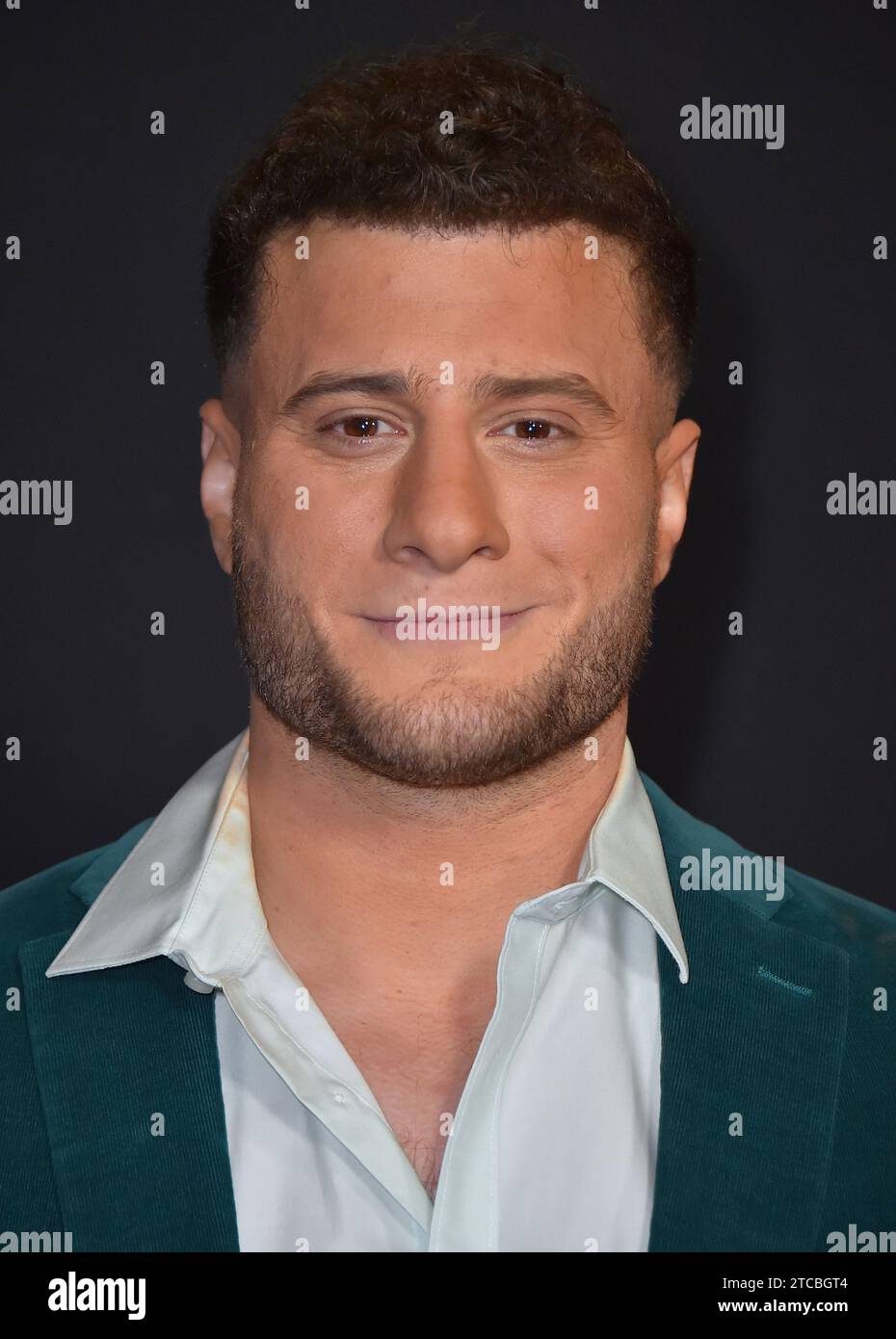 Maxwell Jacob Friedman attends the premiere of "The Iron Claw," Monday ...