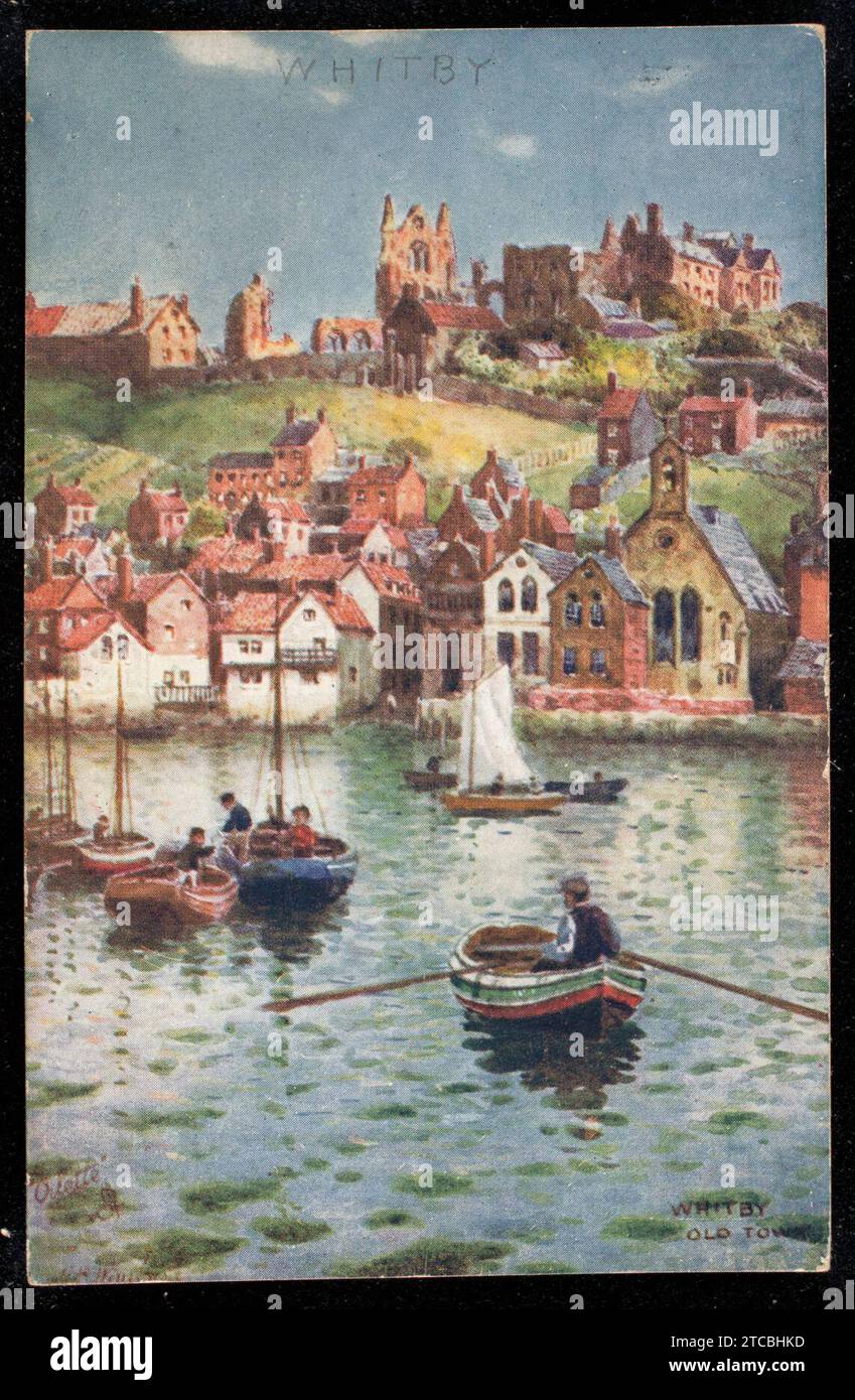 Whitby Old Town Stock Photo - Alamy