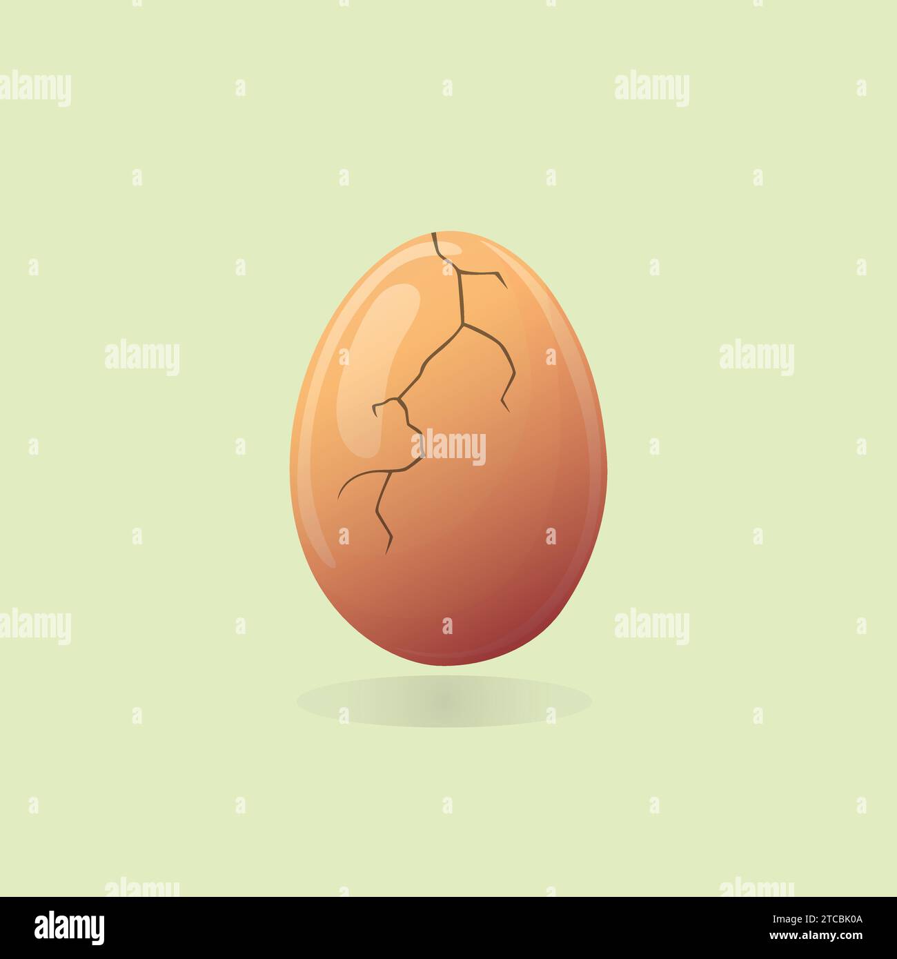 vector an egg in cartoon style Stock Vector Image & Art - Alamy