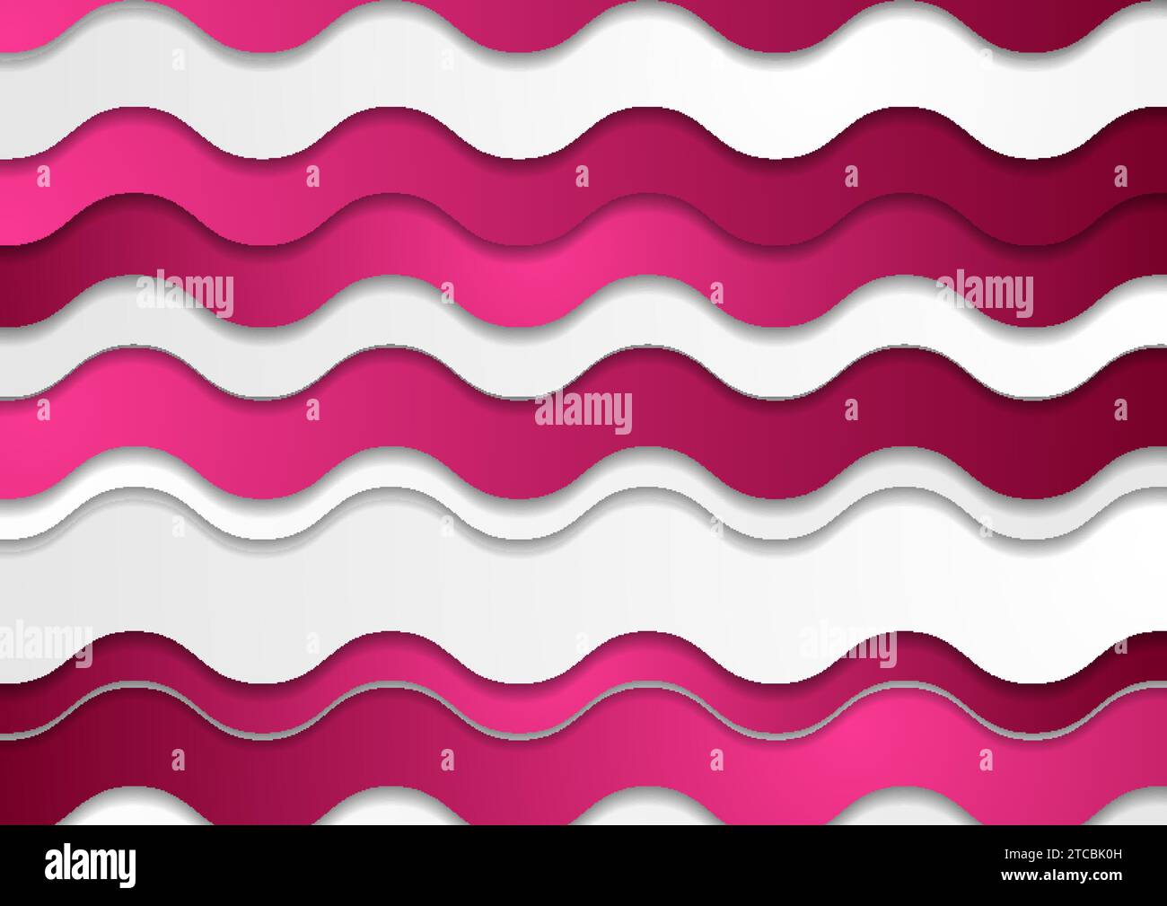 Pink and white waves abstract corporate vector background Stock Vector ...
