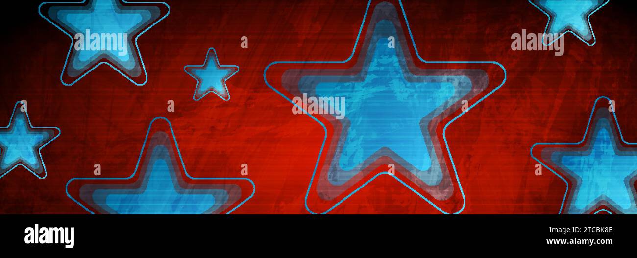 Red gradient stars on gradient background Stock Vector Images - Alamy