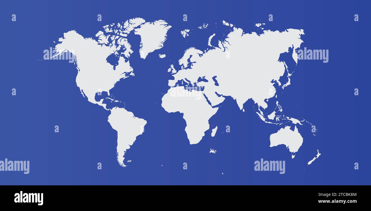 blue backdrop of the world map Stock Vector Image & Art - Alamy