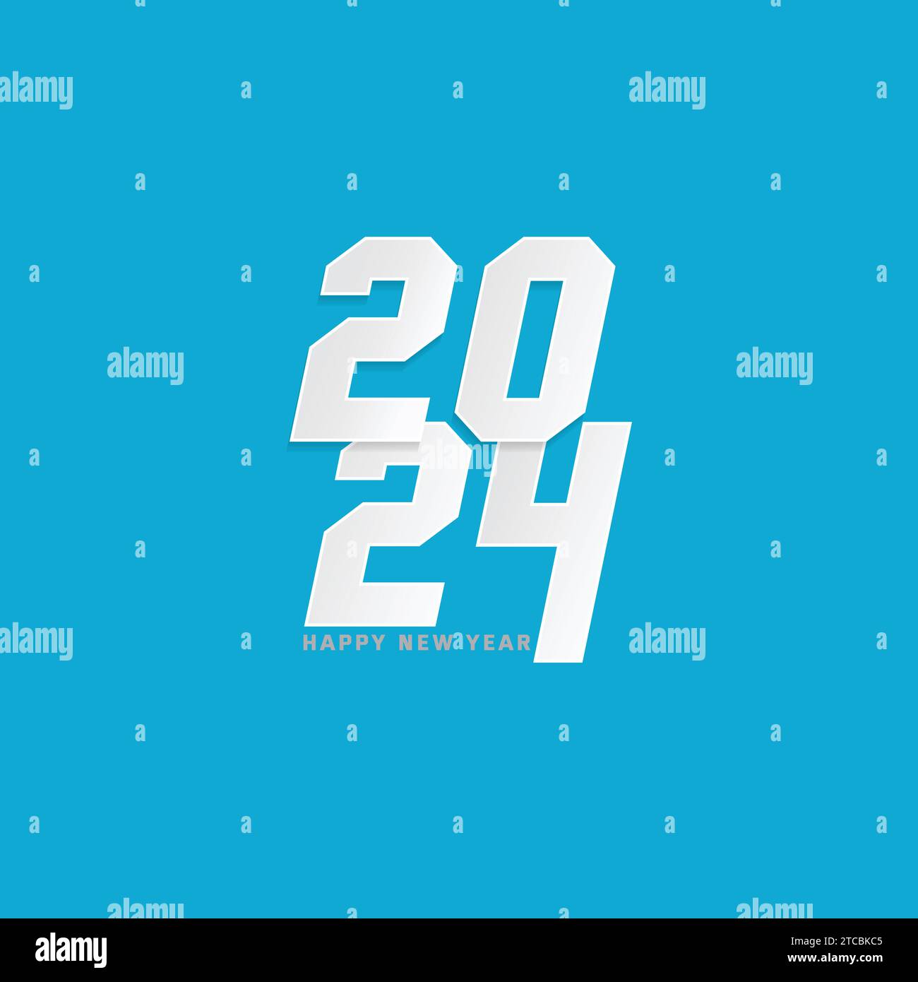 2024 new years card Stock Vector Images - Alamy