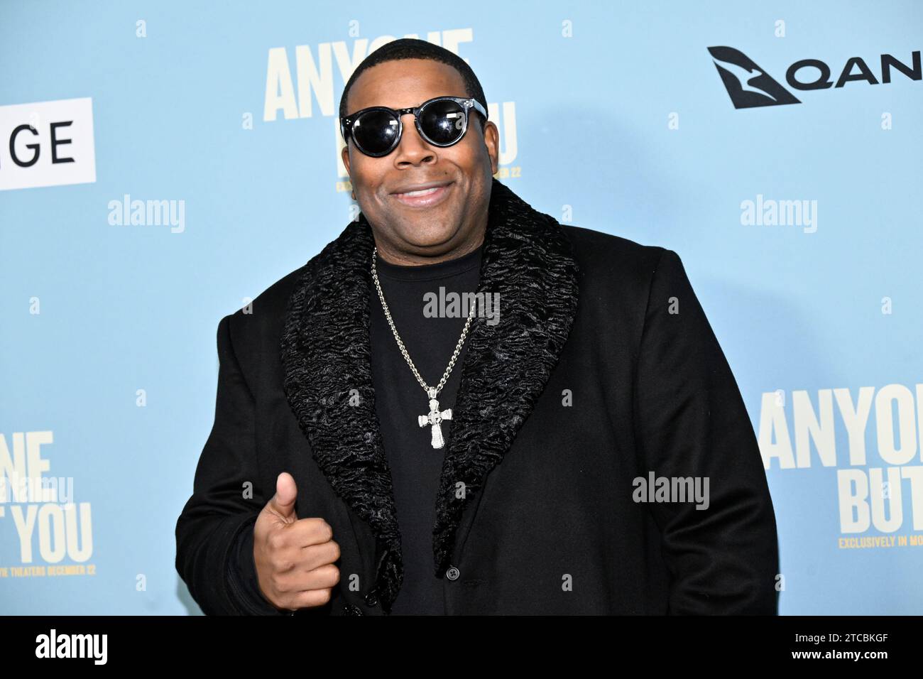 Keenan Thompson attends the premiere of "Anyone But You" at AMC Lincoln ...