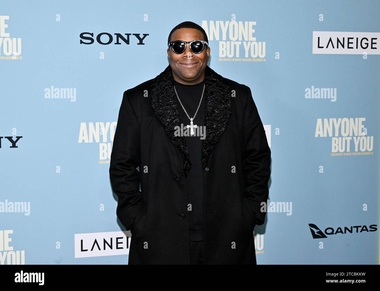 Keenan Thompson attends the premiere of "Anyone But You" at AMC Lincoln ...