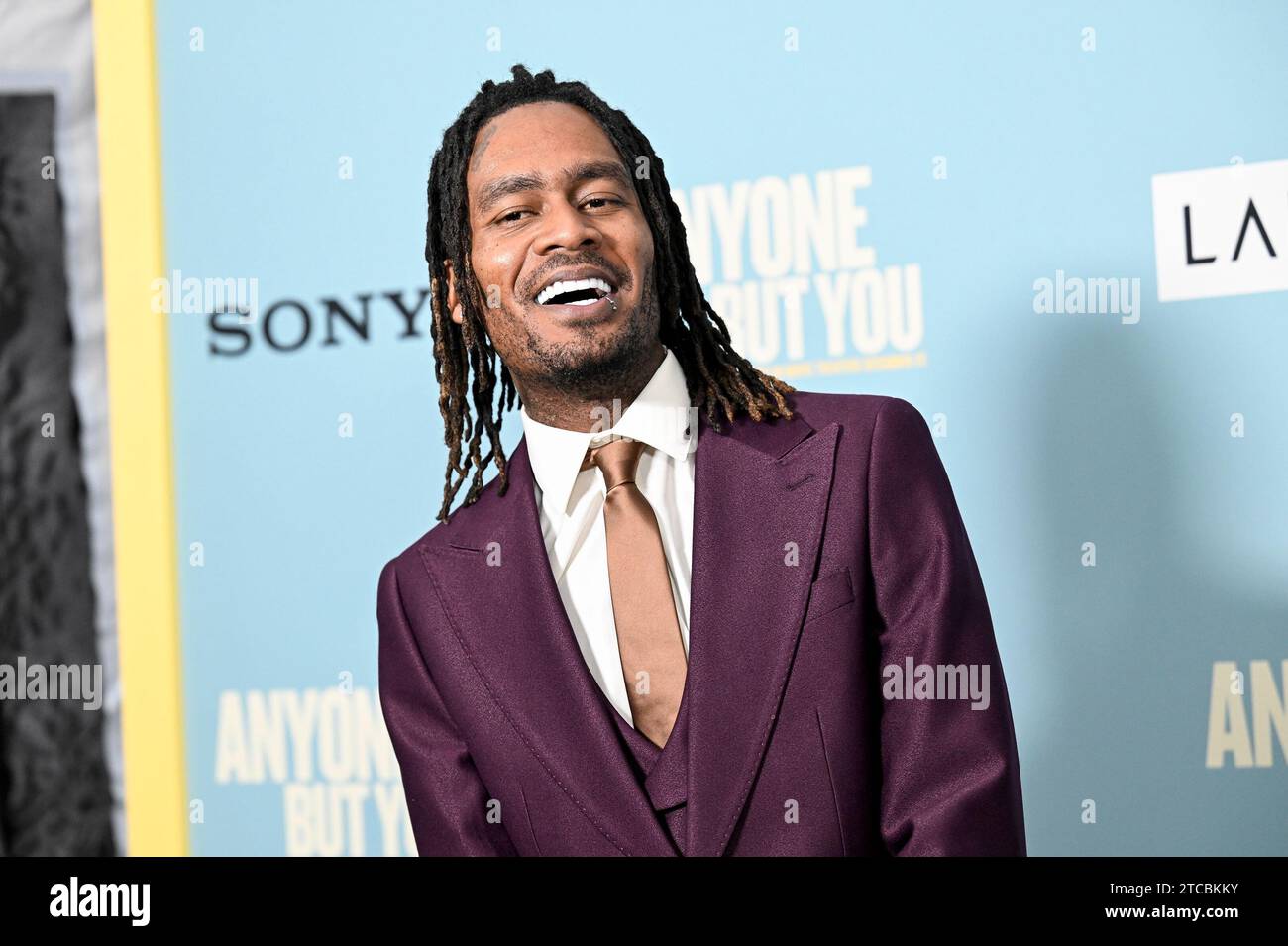 Gata attends the premiere of "Anyone But You" at AMC Lincoln Square on ...