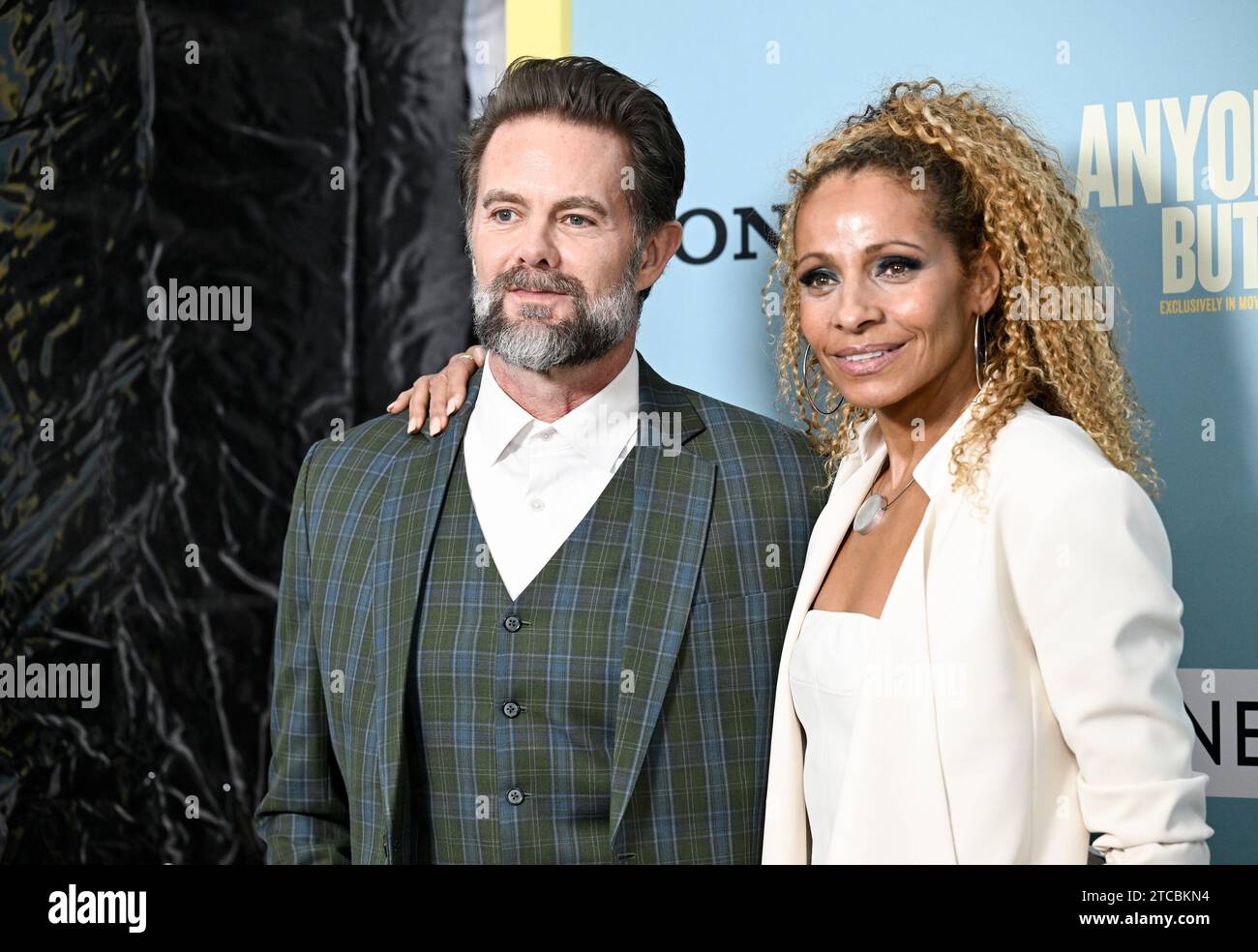 Garret Dillahunt, left, and wife Michelle Hurd attend the premiere of ...