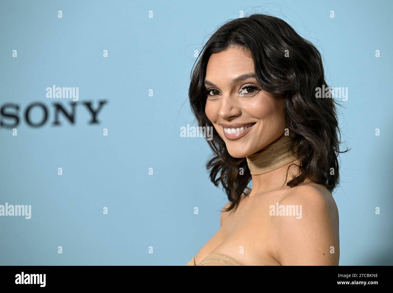 Charlee Fraser attends the premiere of "Anyone But You" at AMC Lincoln ...