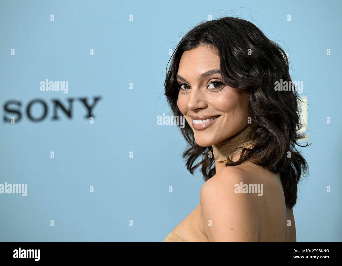 Charlee Fraser attends the premiere of "Anyone But You" at AMC Lincoln ...