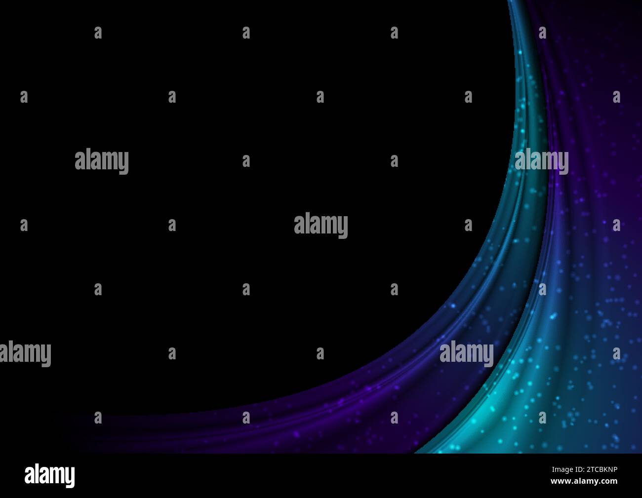 Dark flowing background violet particles hi-res stock photography and ...