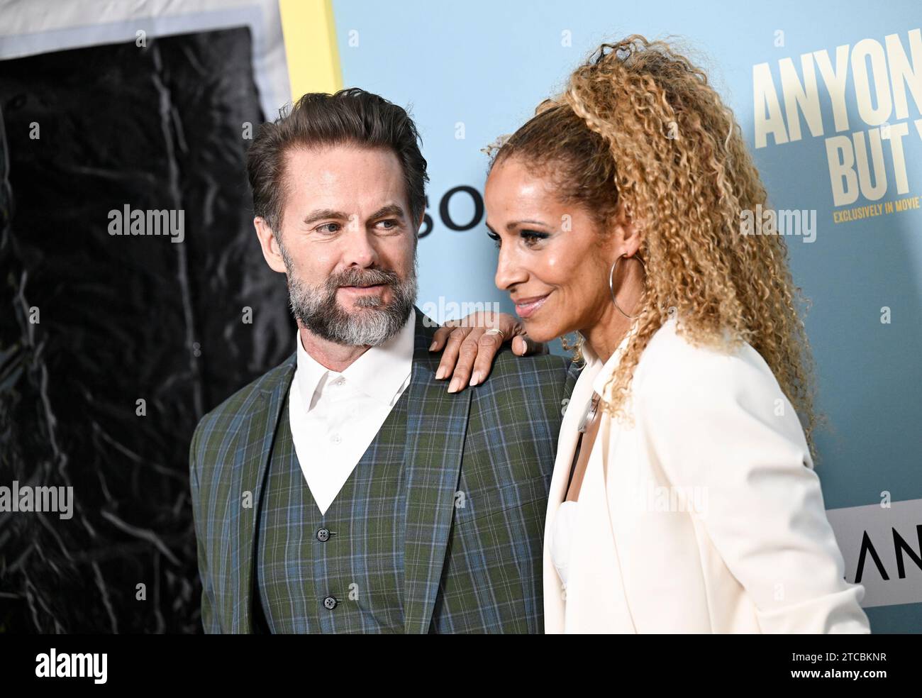 Garret Dillahunt, left, and wife Michelle Hurd attend the premiere of ...