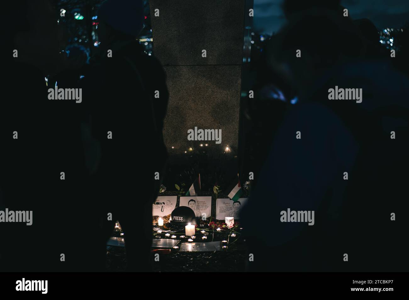 A powerful image captured during the "Vigil in Jose Rizal Park Honors ...