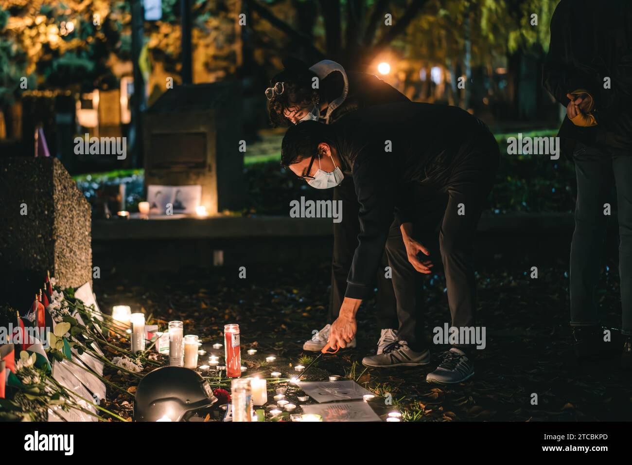 Seattle, United States. 10th Dec, 2023. The somber moment of silence ...