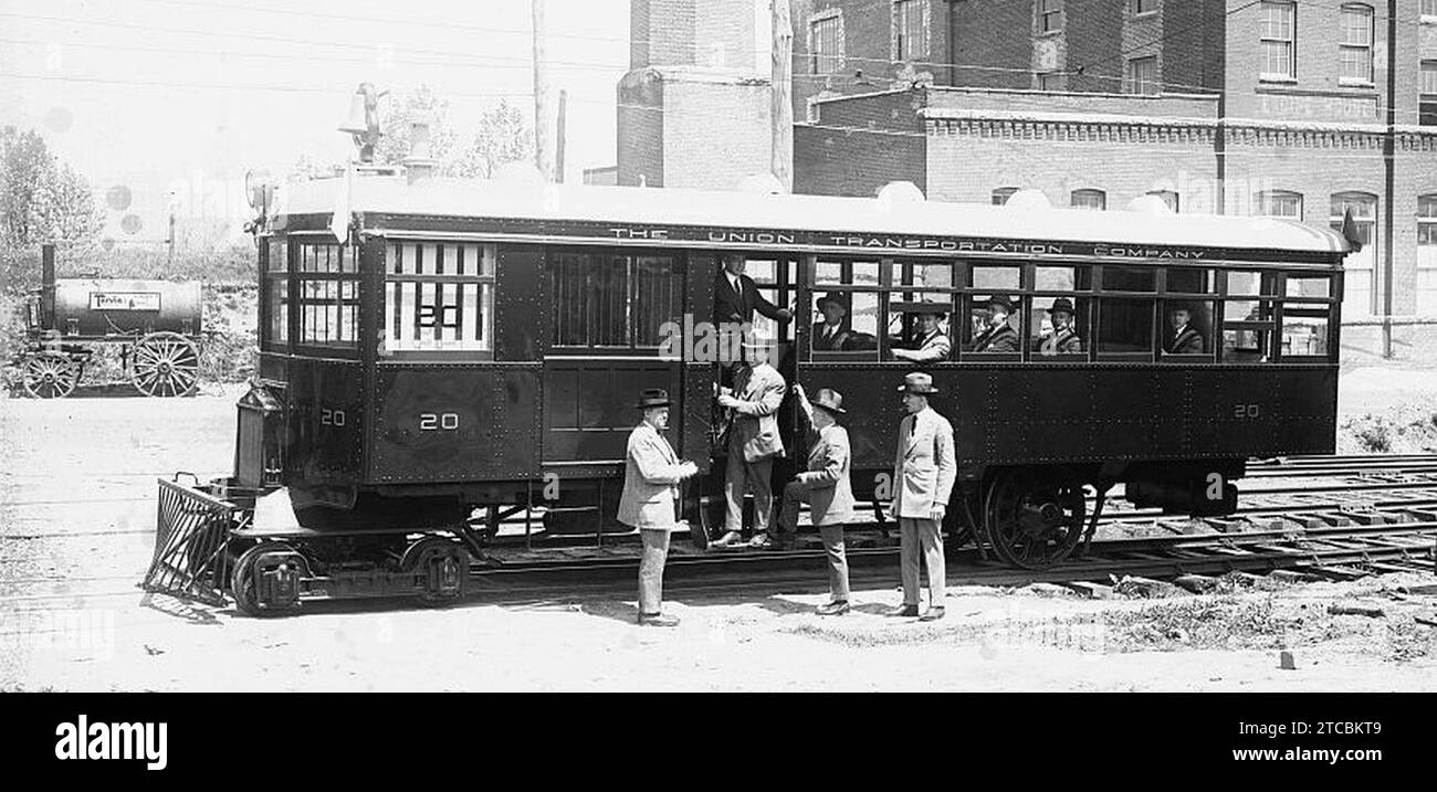 Historic rail car Black and White Stock Photos & Images - Alamy