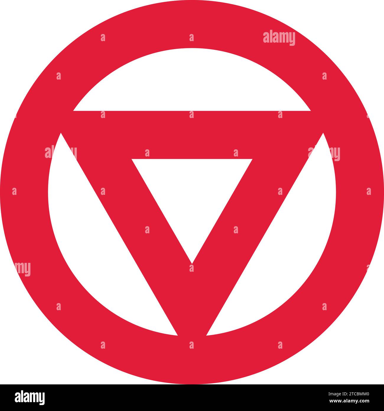 The temporary triangle Stock Vector Images - Alamy