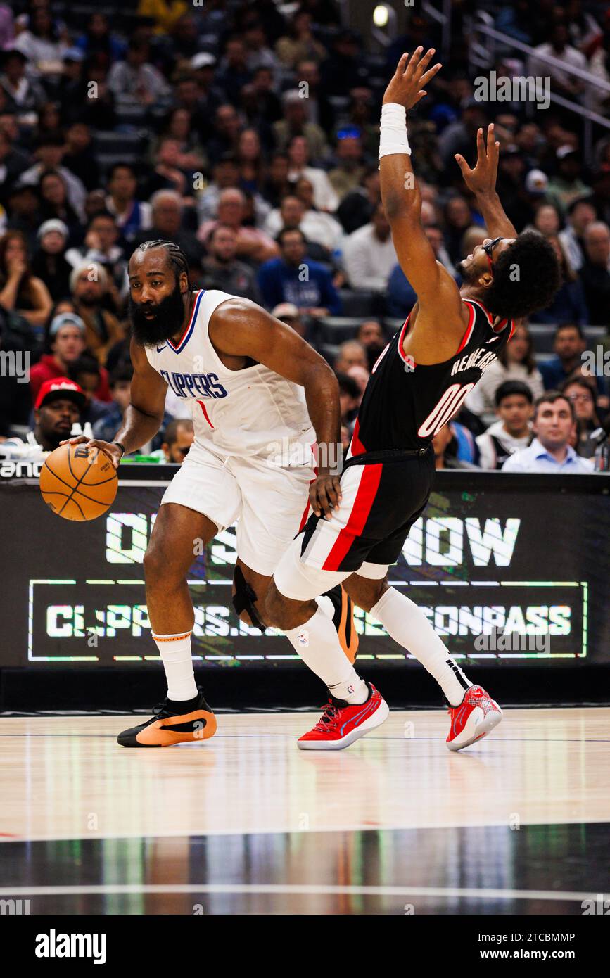 LOS ANGELES, CA - DECEMBER 11: LA Clippers guard James Harden (1 ...