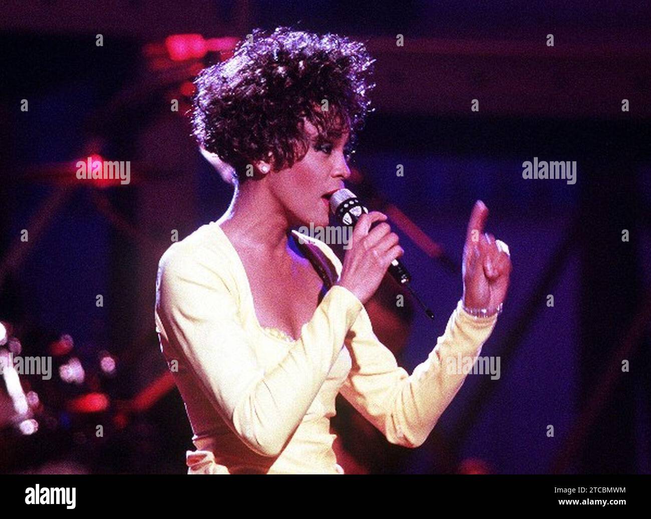 Whitney Houston Welcome Heroes 7a Stock Photo - Alamy