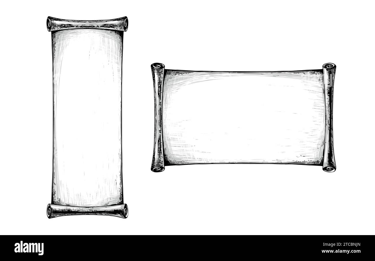 Egyptian painting on papyrus Black and White Stock Photos & Images - Alamy