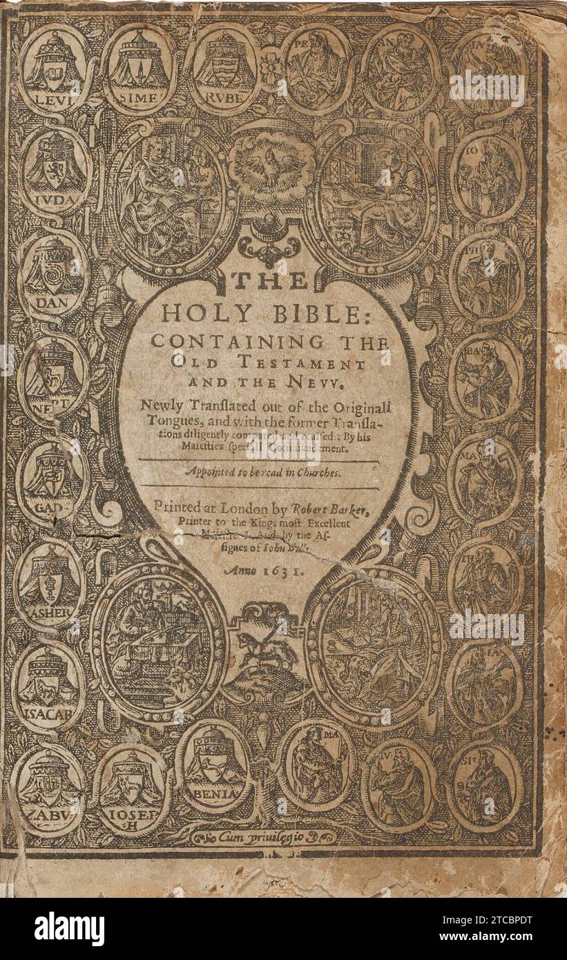 Wicked Bible - title page Stock Photo - Alamy