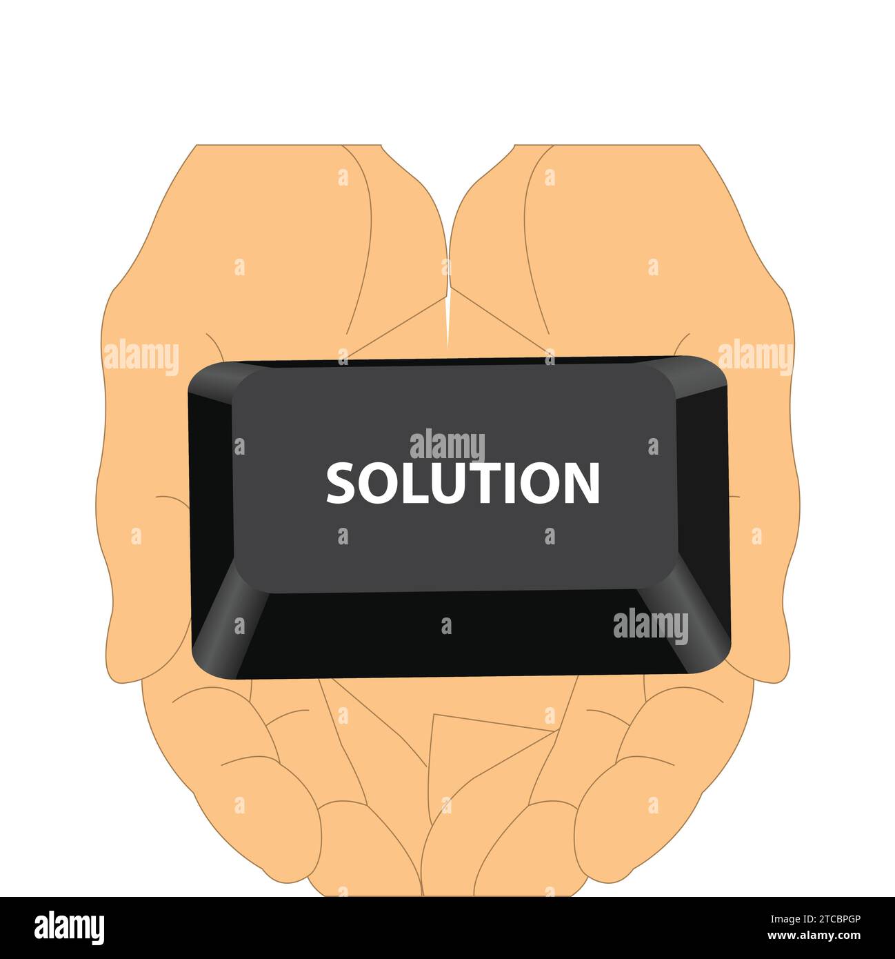 Hands holding digital network Stock Vector Images - Alamy