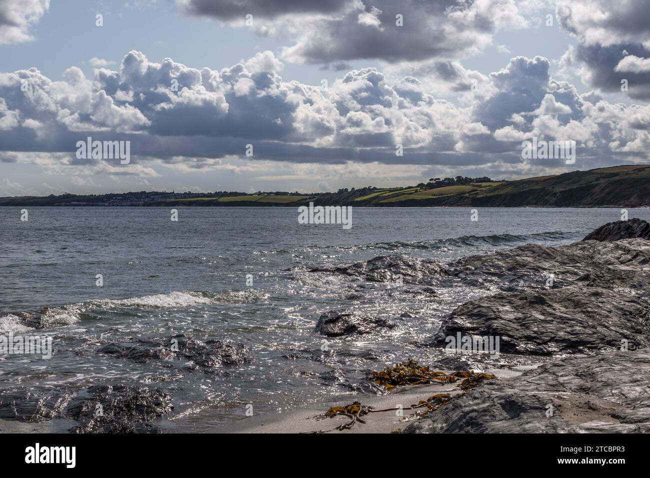 Cornwall coast line Stock Photo - Alamy