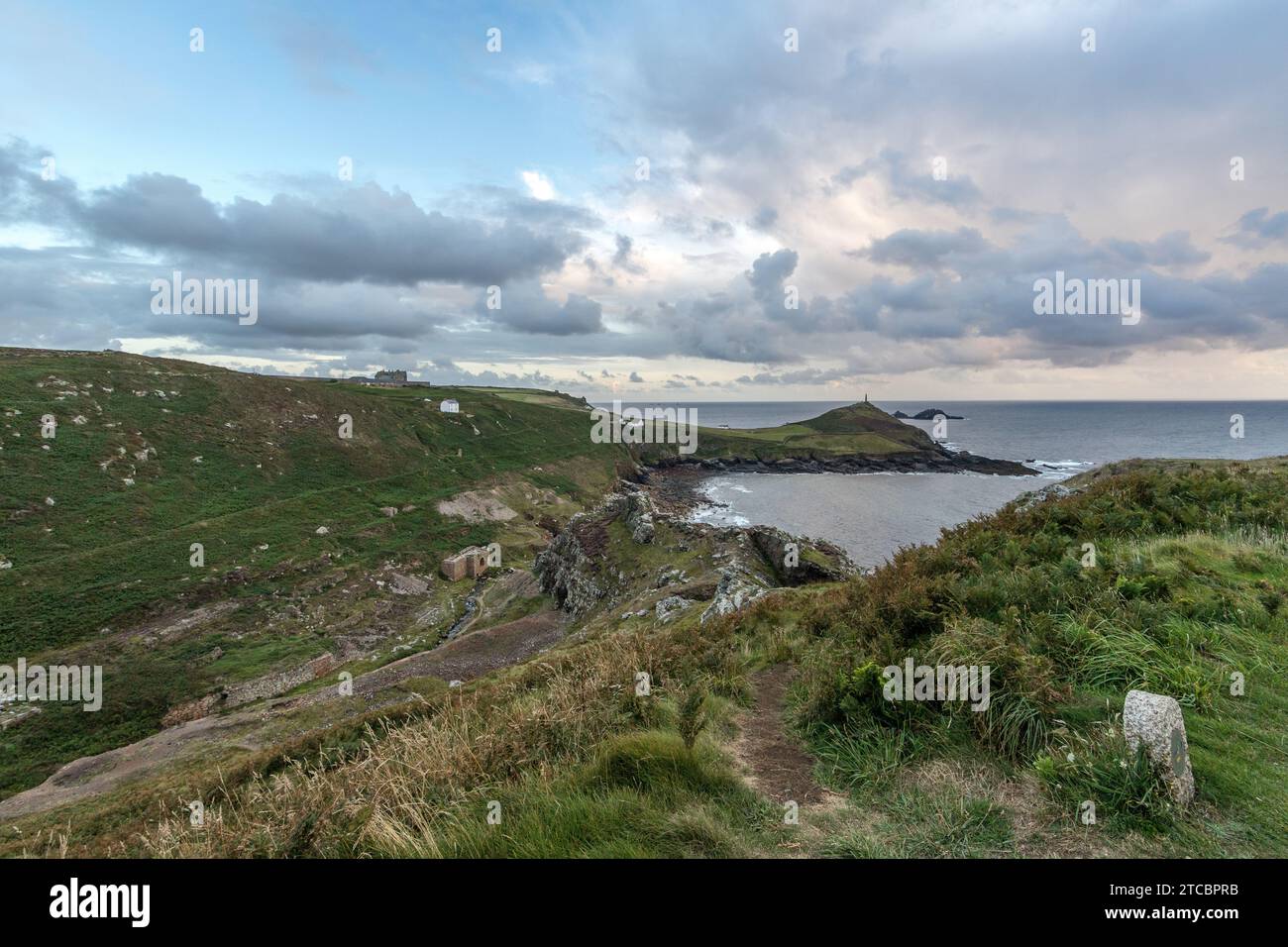 Cornwall coast line Stock Photo - Alamy
