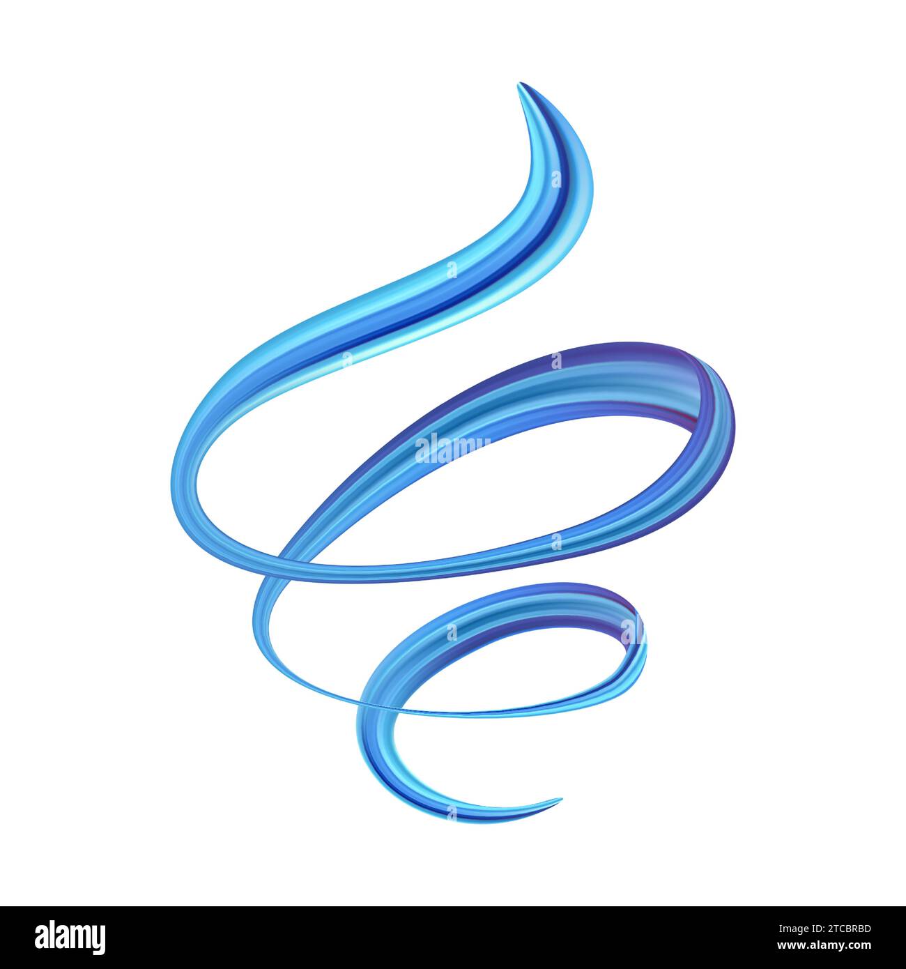 3d Brushstroke gradient texture brush Stock Vector Image & Art - Alamy