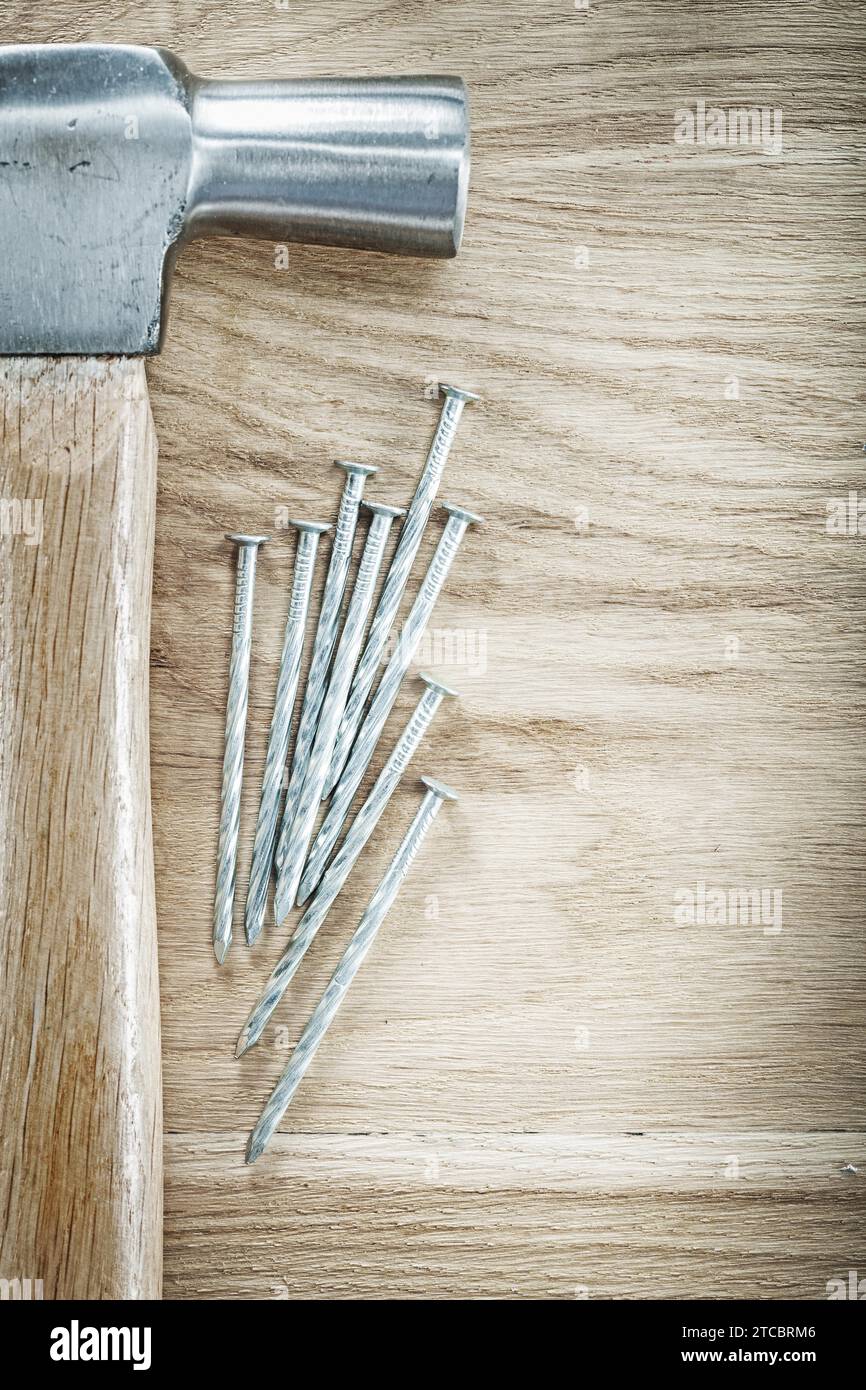 Construction nails hi-res stock photography and images - Alamy