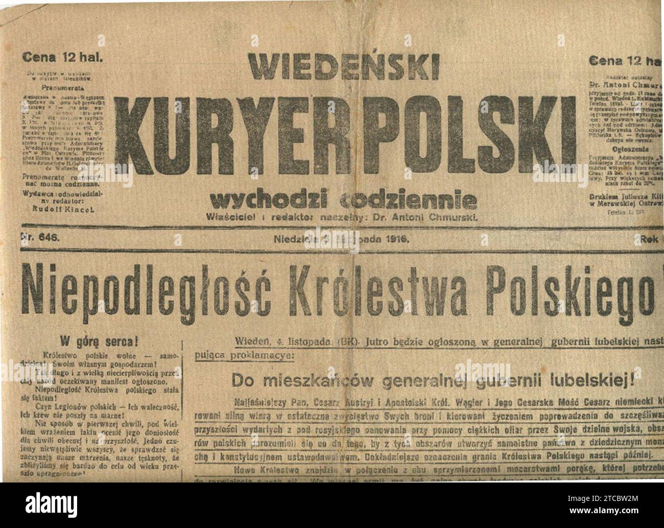 Kuryer hi-res stock photography and images - Alamy