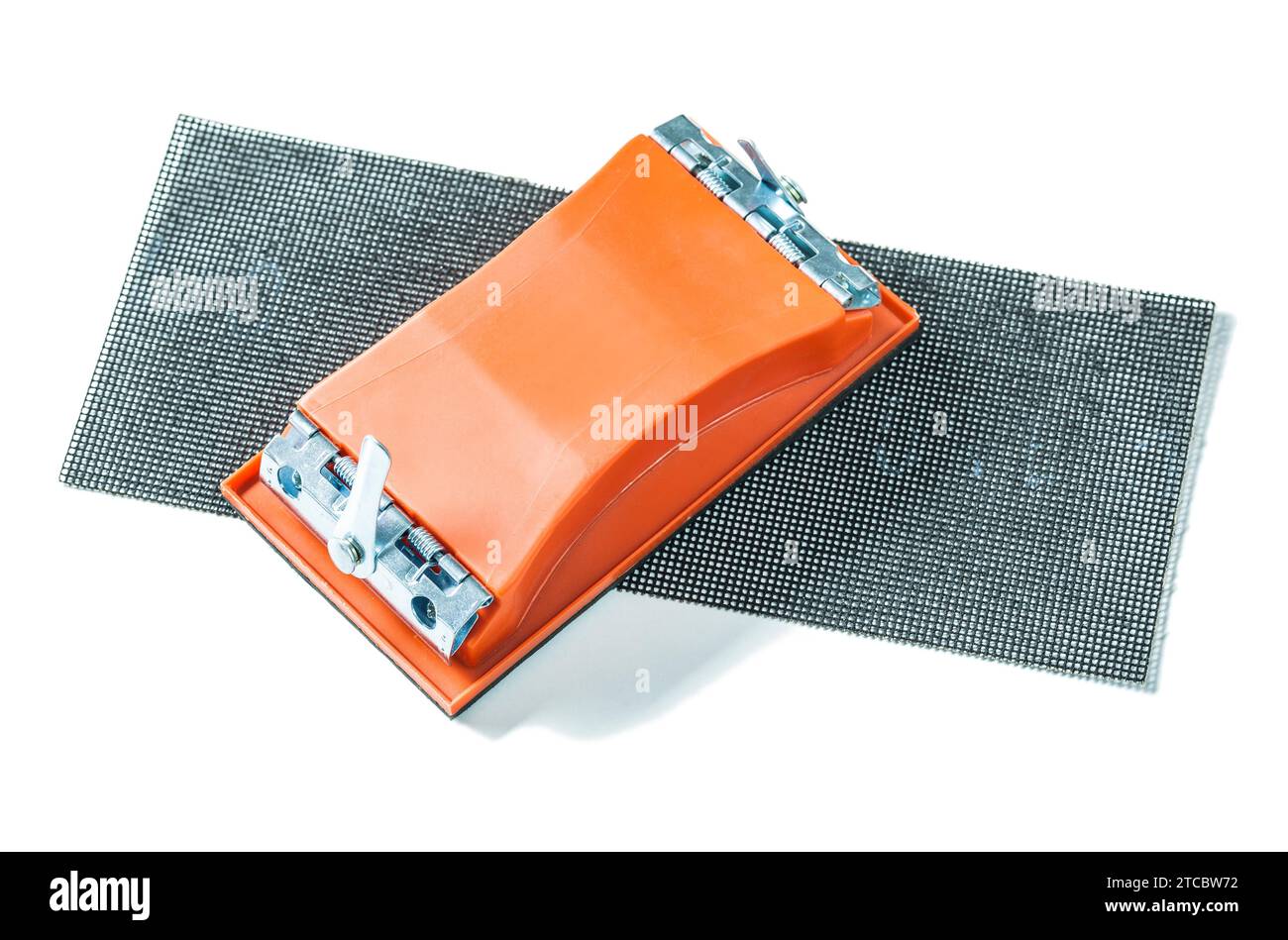 Black sanding grid with holder for it insulated Stock Photo - Alamy