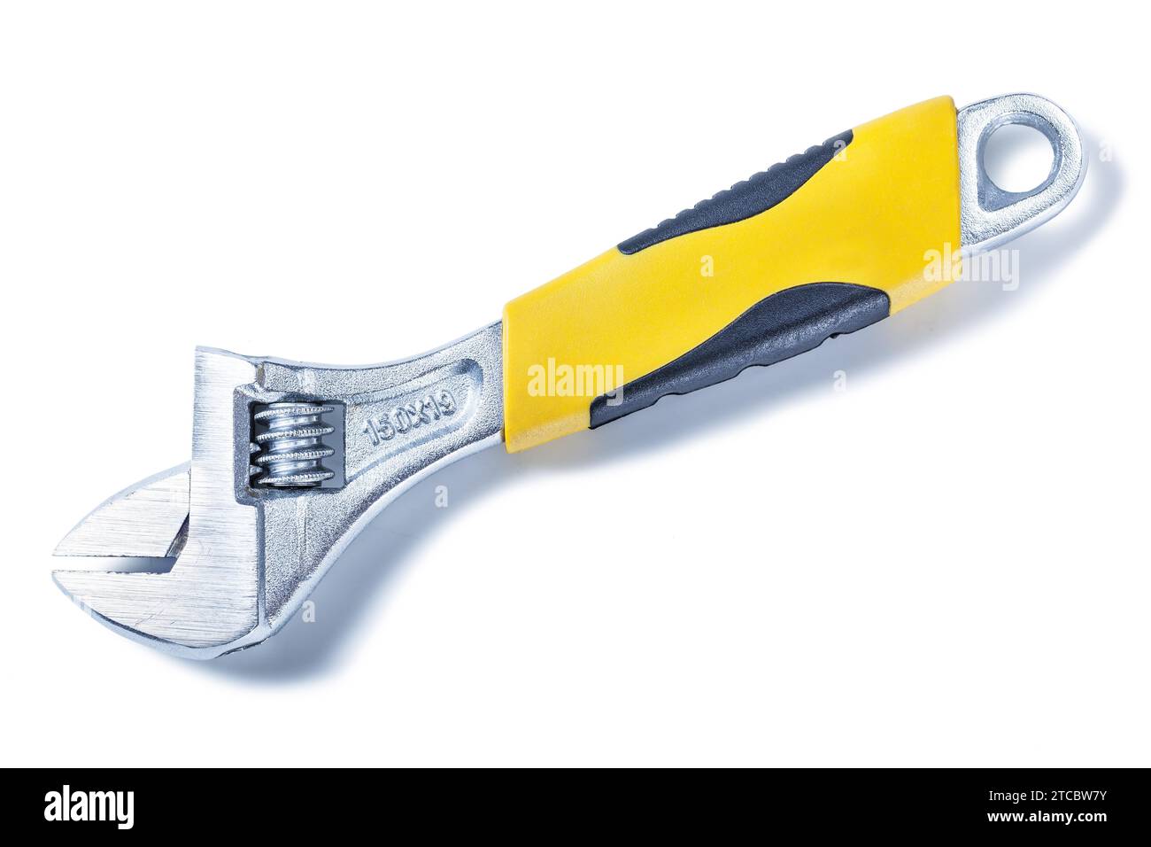 Adjustable tensioner isolated on white Stock Photo - Alamy