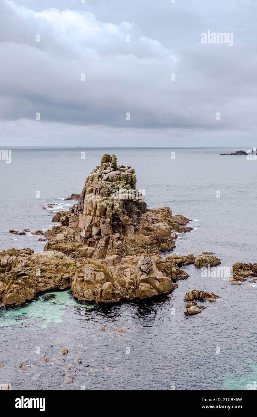 Cornwall coast line Stock Photo - Alamy