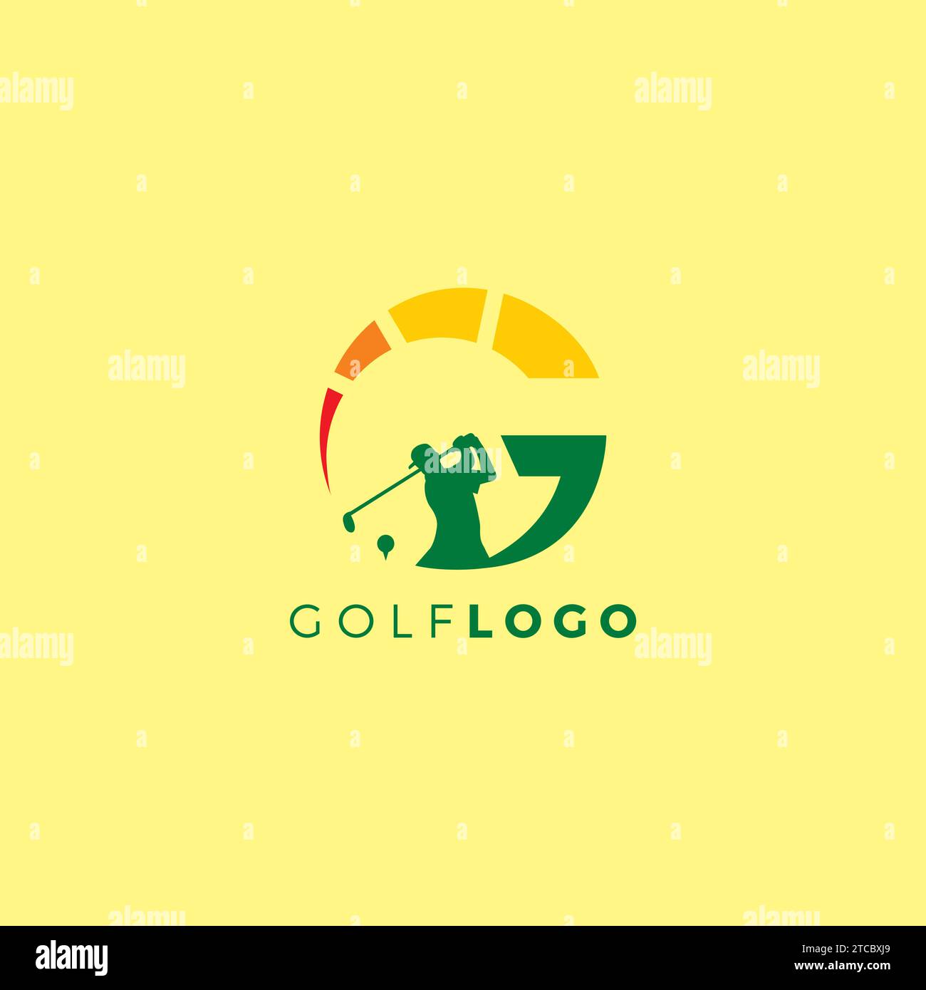 Golf Logo Simple Letter G. Golf Sport Logo Vector Stock Vector Image ...