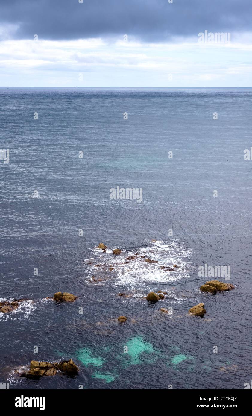 Cornwall coast line Stock Photo - Alamy
