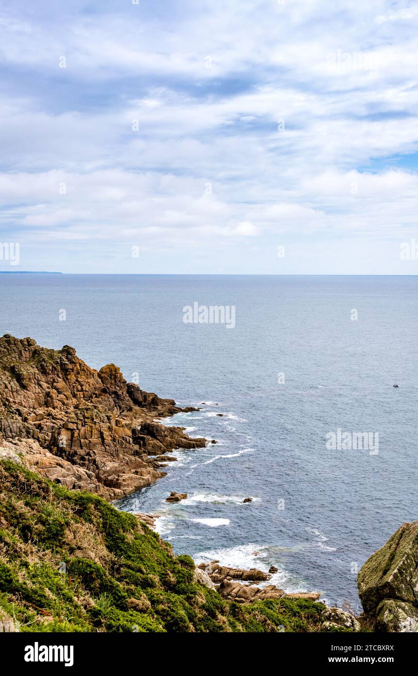 Cornwall coast line Stock Photo - Alamy