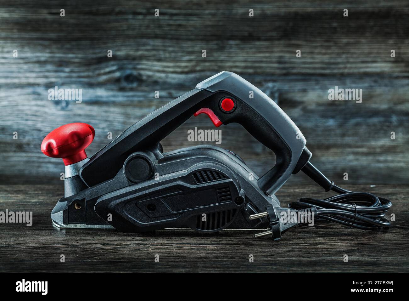 Powerful electric wood planer Hand Held Woodworking Power Surface Stock ...