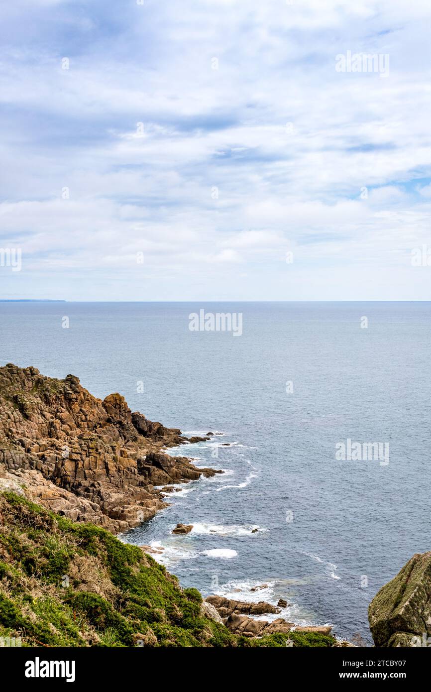 Cornwall coast line Stock Photo - Alamy